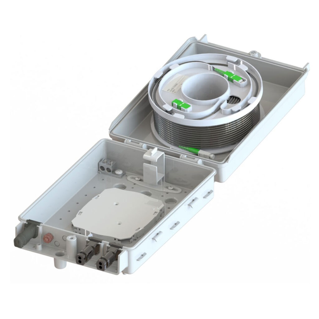 Low Profile Wall Plate with Angled Shuttered SCA Adapter and Keystone ...